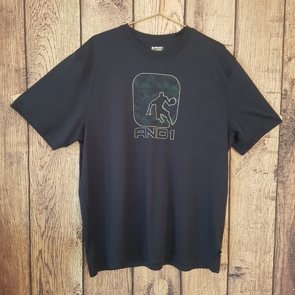And1 | Shirts | And Mens Short Sleeve Tee Black Size Xl | Poshmark